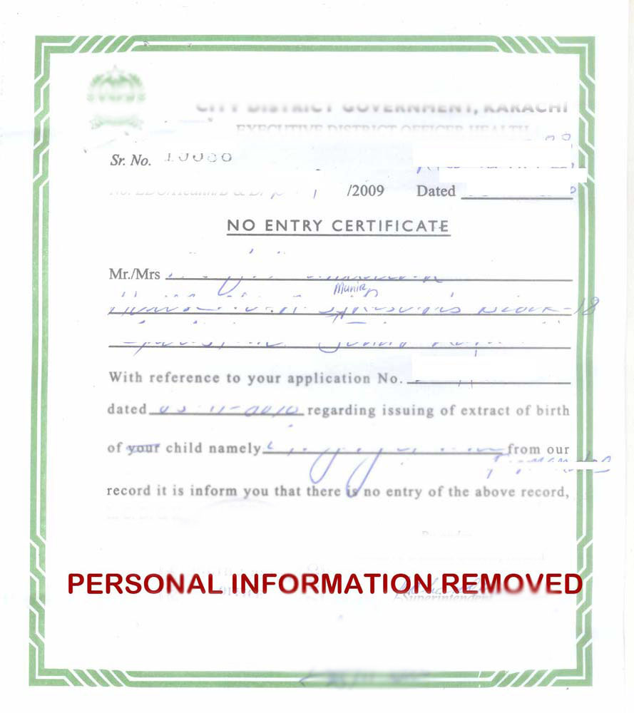 Non Availability Certificate Sample Archives BirthCertificatesPakistan Non Availability Certificate Sample Archives BirthCertificatesPakistan